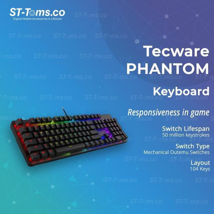 Jual Murah | Laris | Tecware Phantom 104 Rgb Led Outemu Switch ...
