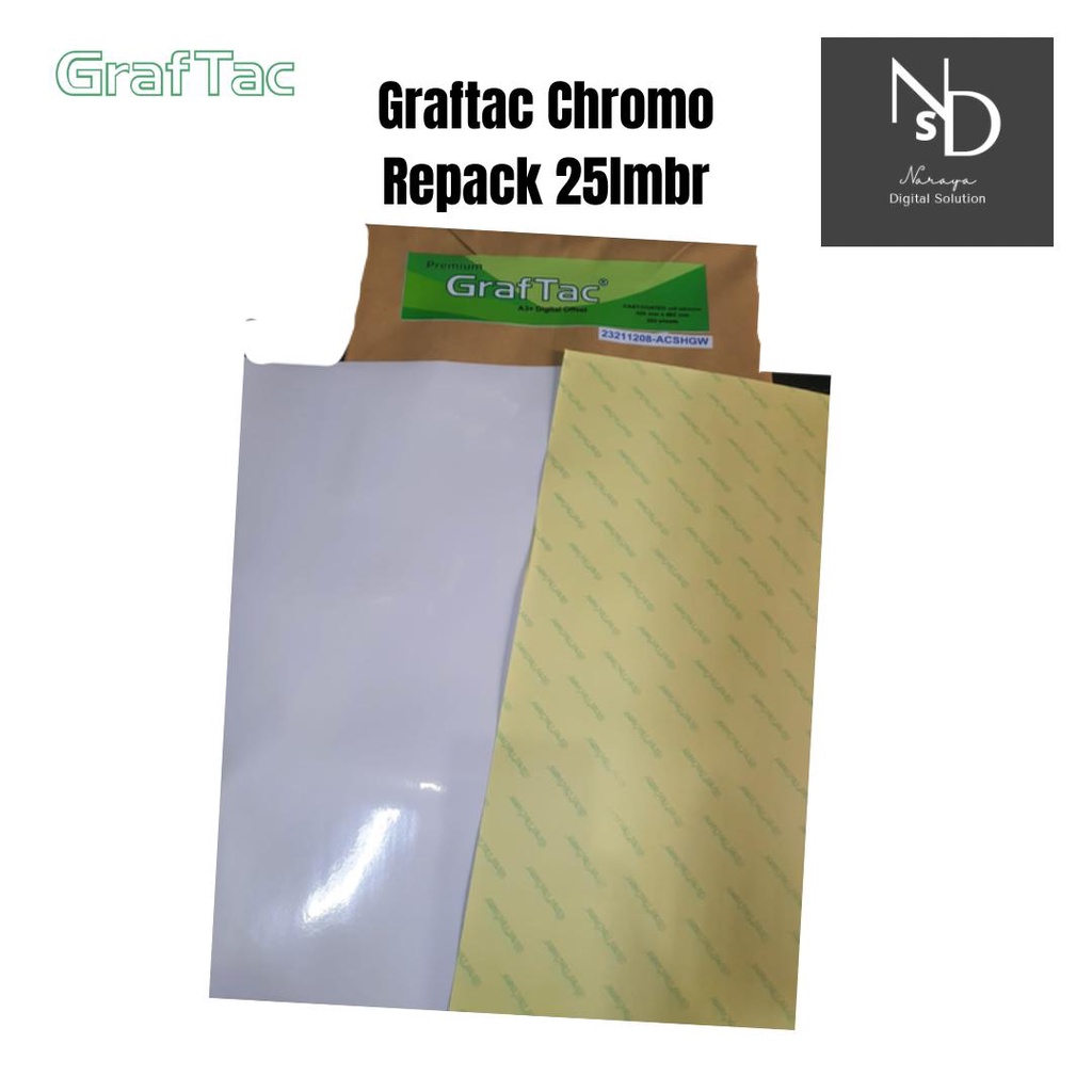 Jual Stiker Graftac Chromo Sticker Kromo Cast Coated A3+ Repack ...