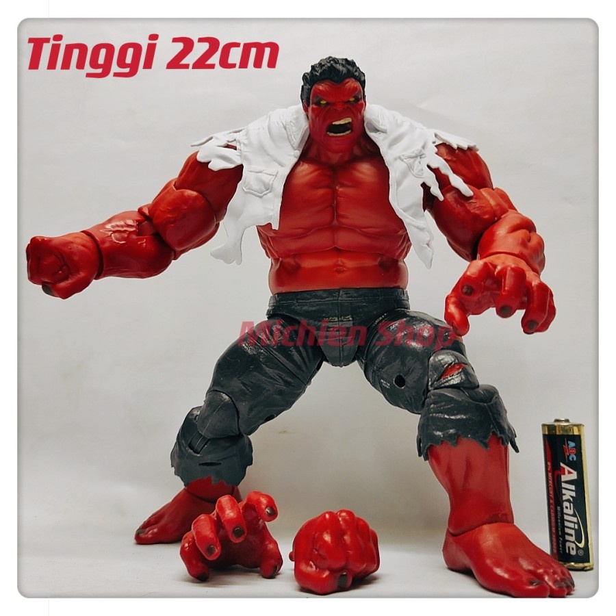 Jual ML Legends Merah-Hulk Eksklusif 8 "Action Figure | Shopee Indonesia