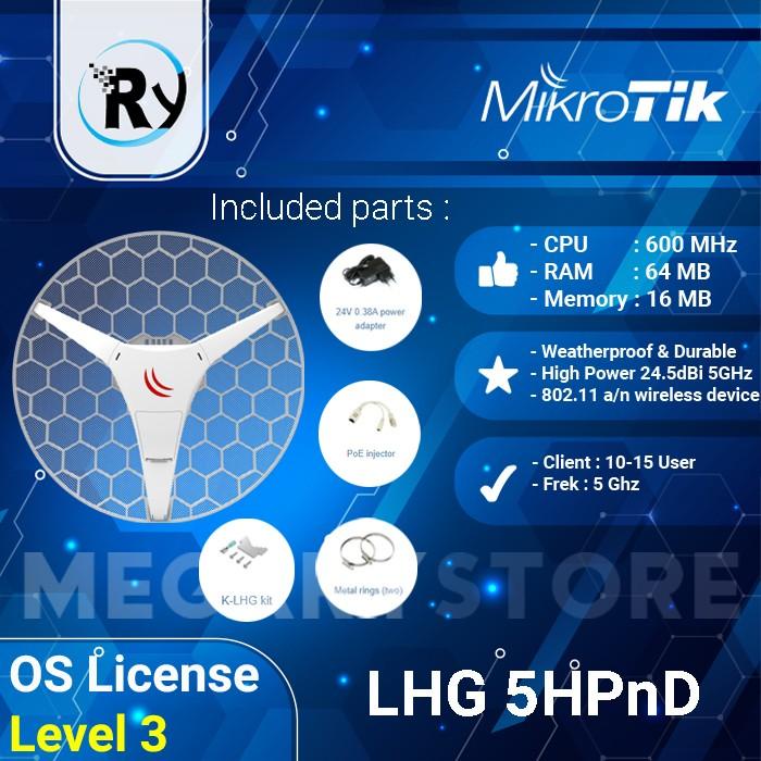 Jual Mikrotik LHG HP5 LHG HP RBLHG-5HPnD Embedded Wireless | Shopee ...