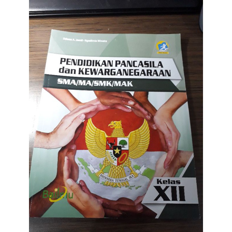 Jual Buku Cetak PKN - Pendidikan Pancasila dan Kewarganegaraan Kelas 12 XII Penerbit Bailmu ...