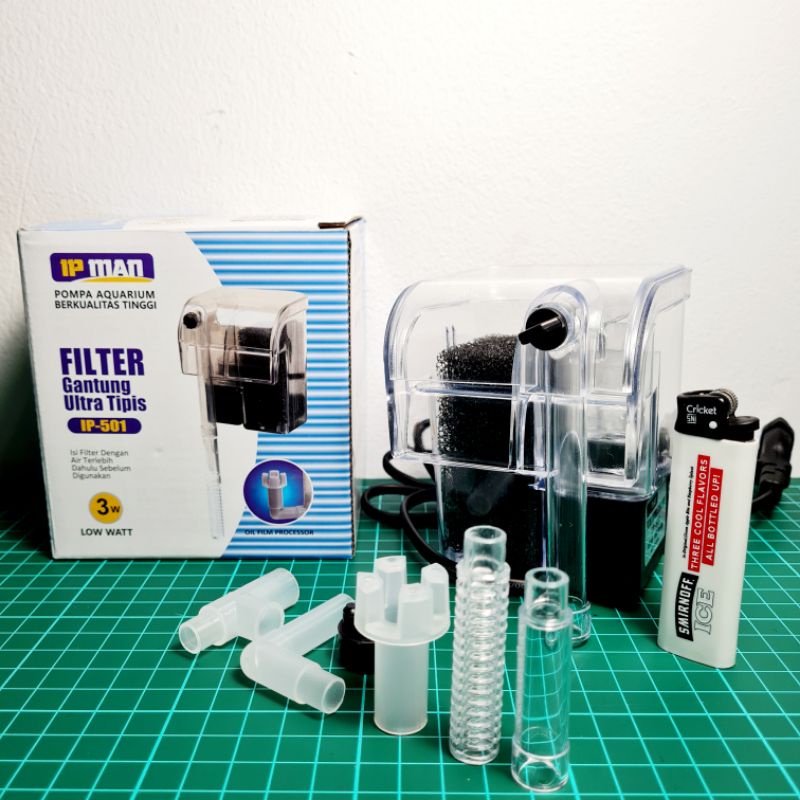 Jual FILTER GANTUNG HOB HANGING AQUARIUM AQUASCAPE HANG ON BACK IP-501 ...