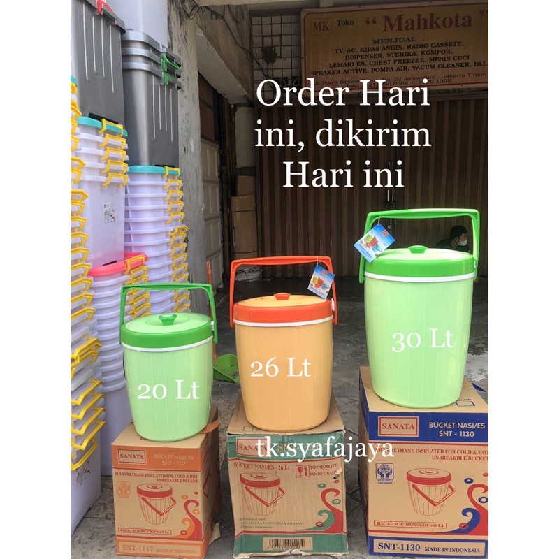 Jual SANATA Termos Nasi / Termos Es Ukuran 20-26-30 Liter | Shopee ...