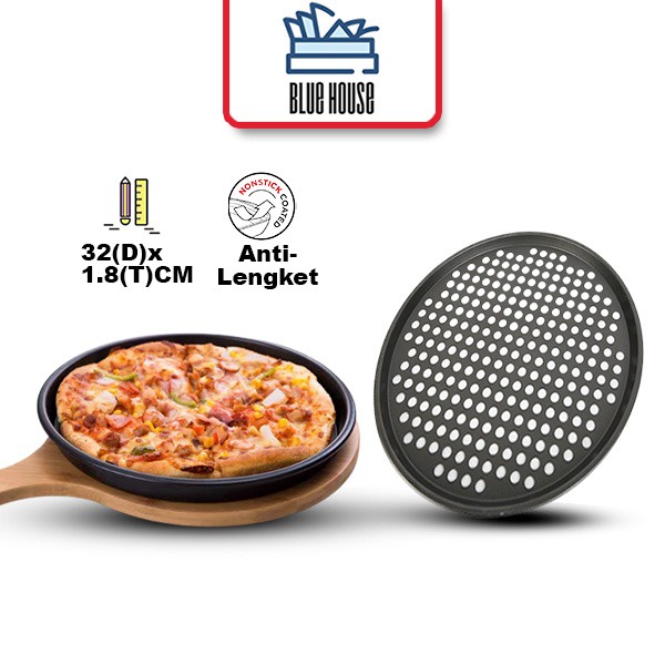 Jual Round Baking Tray Loyang Pizza Bulat Ada Lubang Anti Lengket ...