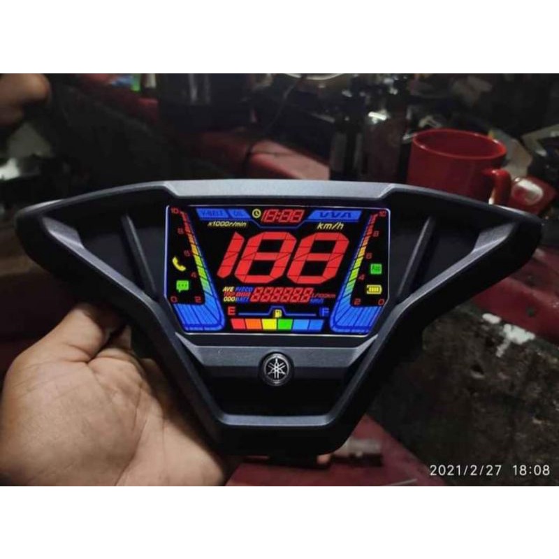 Jual stiker speedometer yamaha all new aerox connected 2021 stiker lcd ...