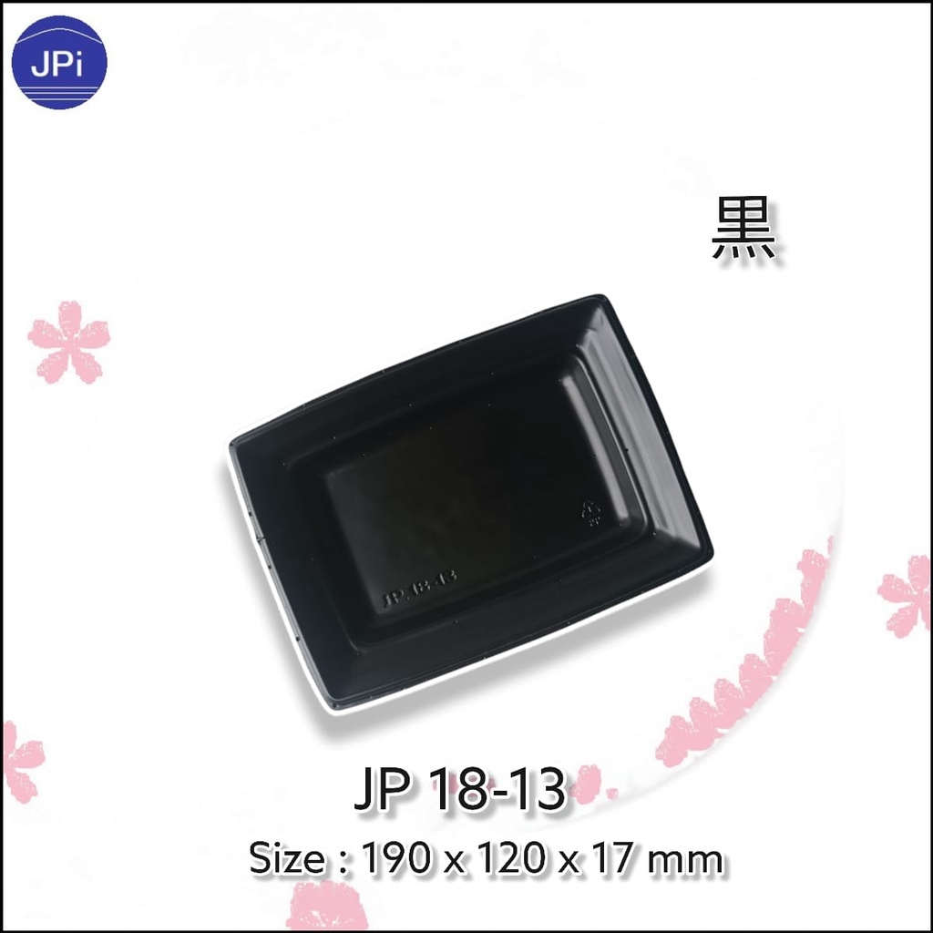 Jual JPI - Meat Tray/ JP 18-13 Black/ isi 50 pcs | Shopee Indonesia