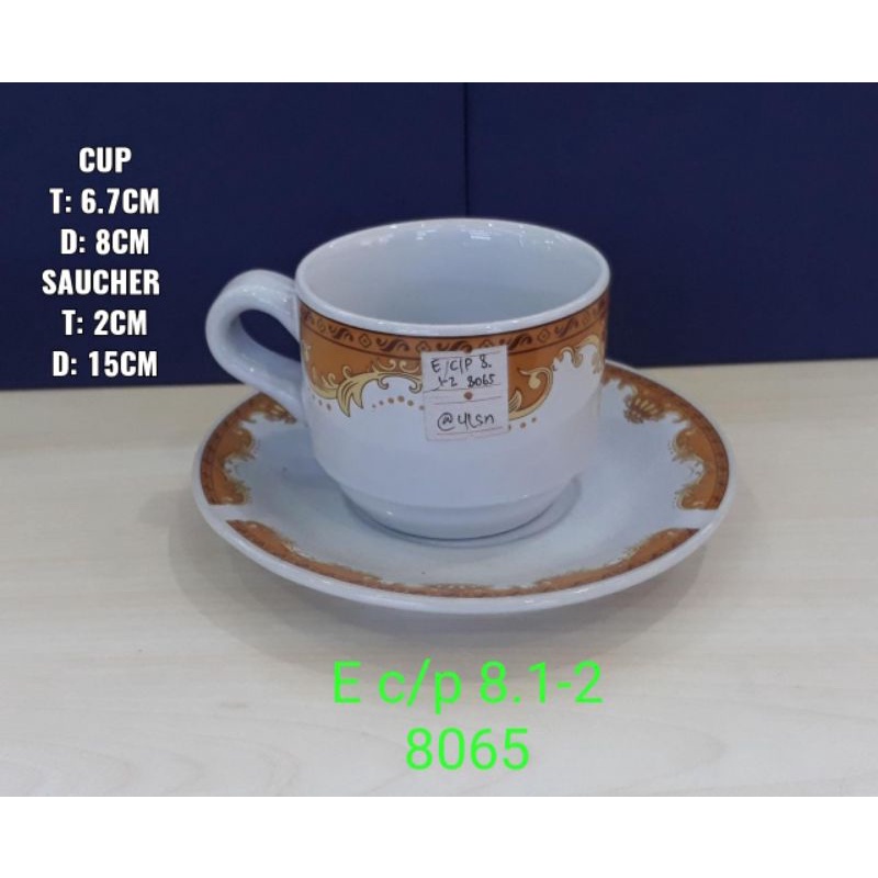 Jual cangkir set keramik, cangkir set mahkota. | Shopee Indonesia