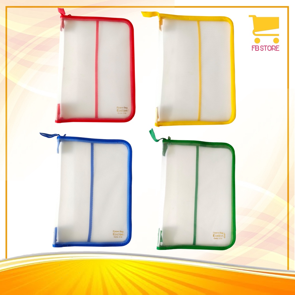 Jual Map Jala Plastik Resleting Zipper Bag 27 x 38 x 3cm Per Lusin 1 ...