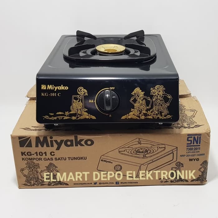 Jual MIYAKO kompor gas 1 tungku KG 101 C wayang / miyako wayang KG101c | Shopee Indonesia