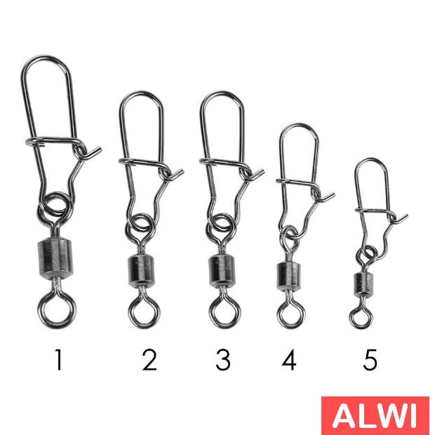 Jual 8pcs Snap + Swivel Sambungan Rangkaian Pancing ~ Kili kili ...