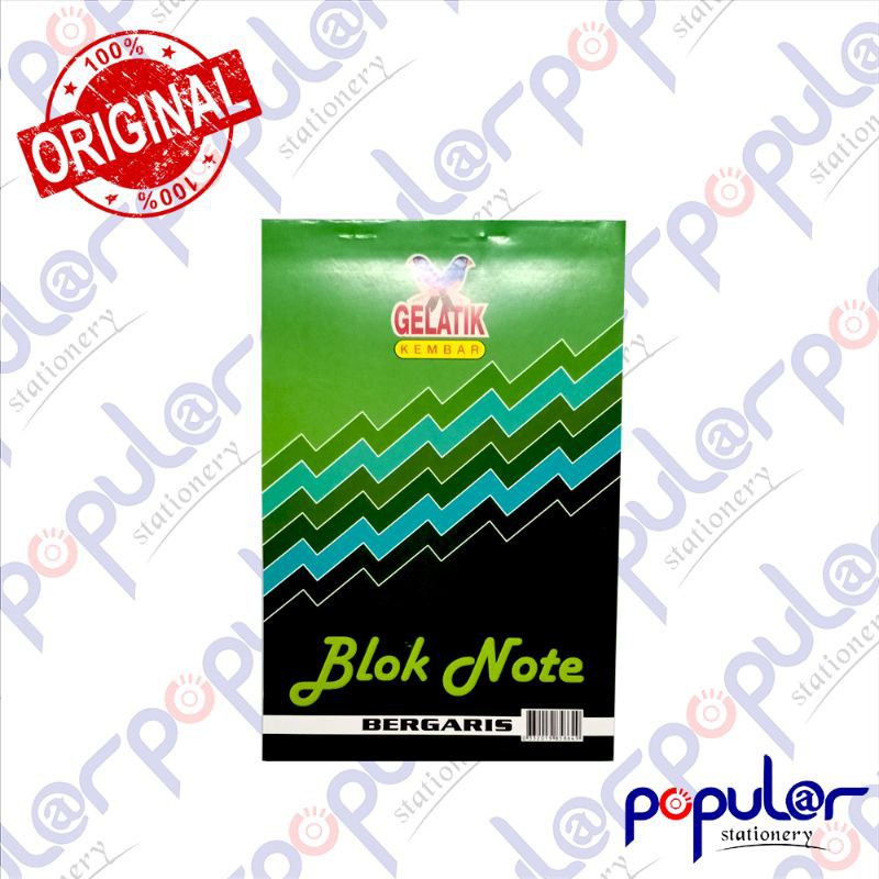 Jual Block Note Gelatik Kembar Garis Besar | Shopee Indonesia
