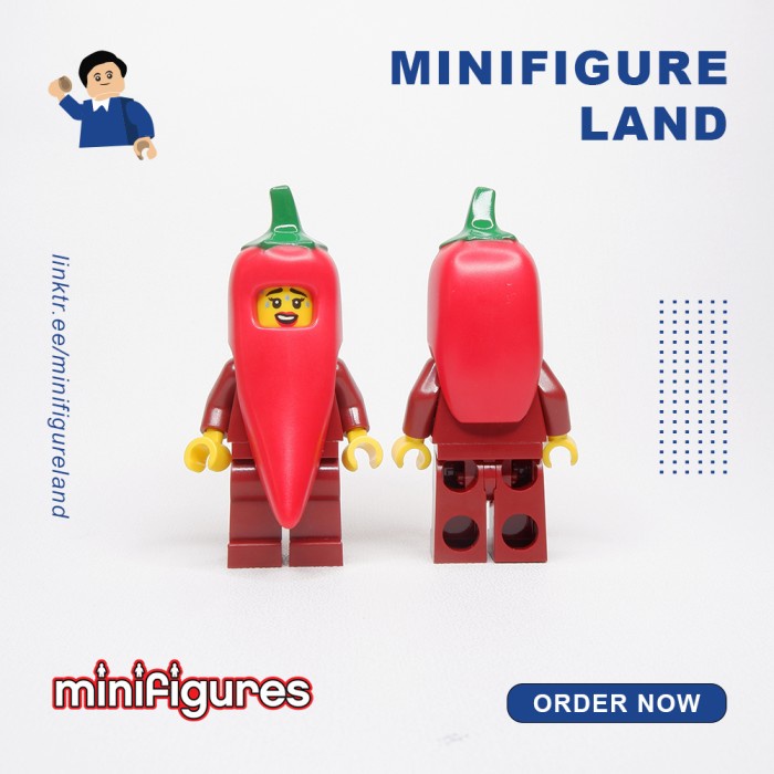 Jual Spesial Lego Series 22 - Chili Costume Fan (Complete Set) - 71032 ...