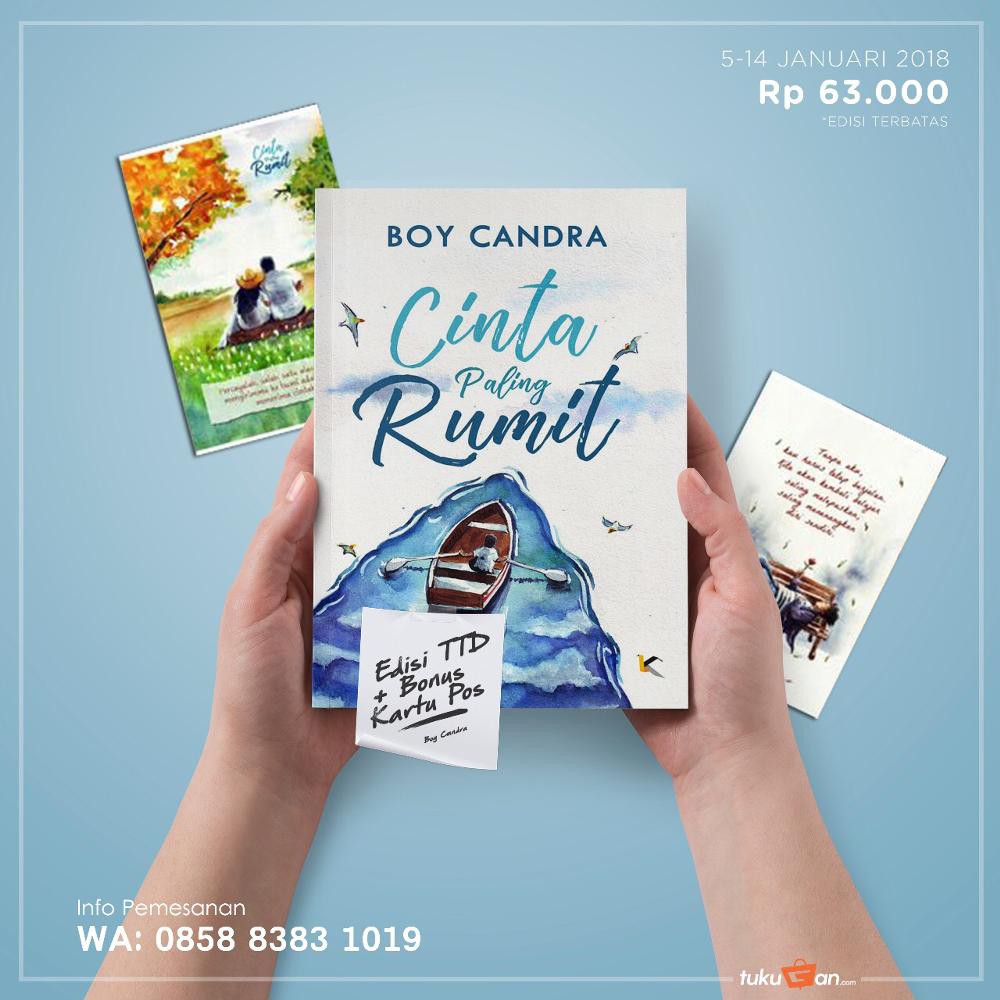Jual Jual CINTA PALING RUMIT Boy Candra EDISI TTD Bonus 2 KARTU POS ...