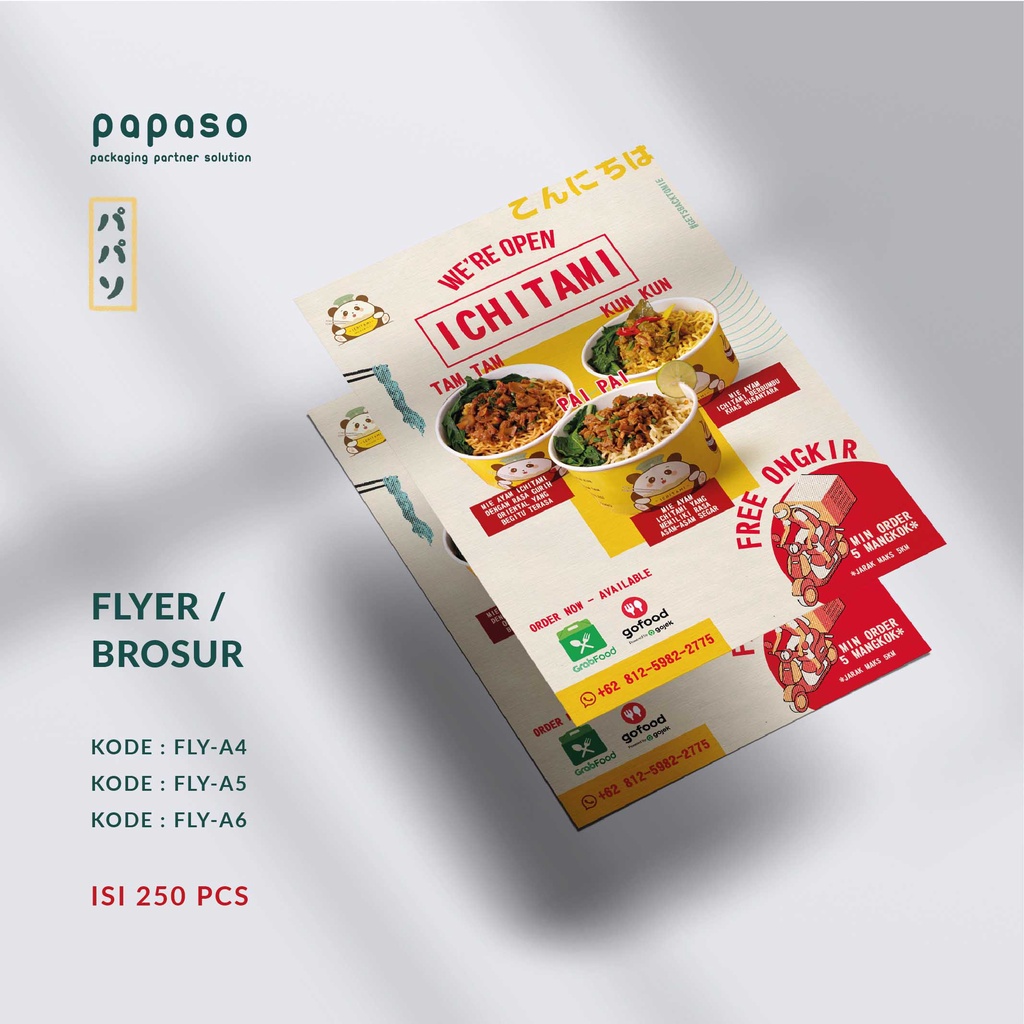 Jual Cetak Brosur/Cetak Flyer/Pamflet /1 Sisi/Art Paper Ukuran A4/A5/A6 ...