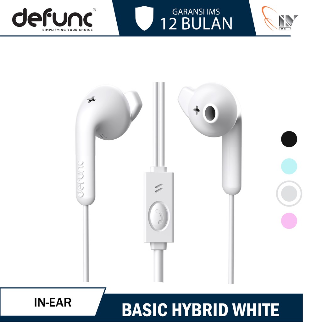 Jual Defunc Basic Hybrid Corded Earphone | Shopee Indonesia