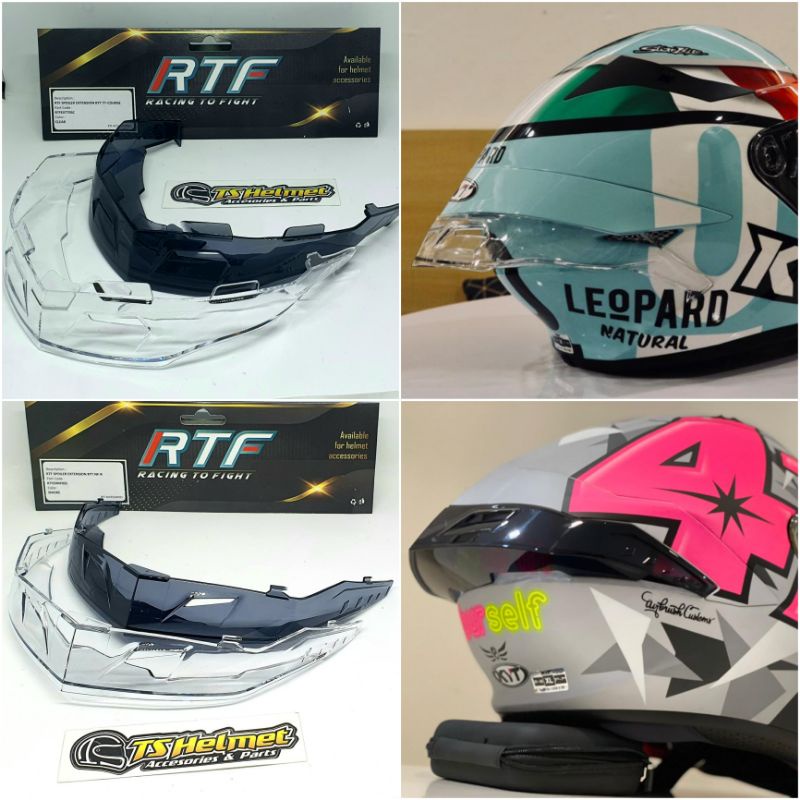 Jual Spoiler Helm Kyt TTC NFR Nx Race NFJ RTF Premium Quality | Shopee ...