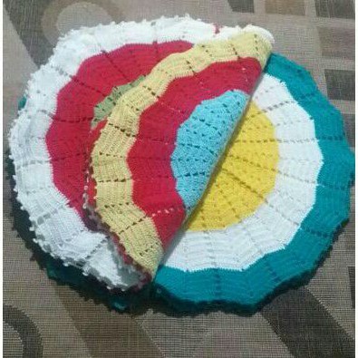 Jual taplak rajut kombinasi-+70cm | Shopee Indonesia