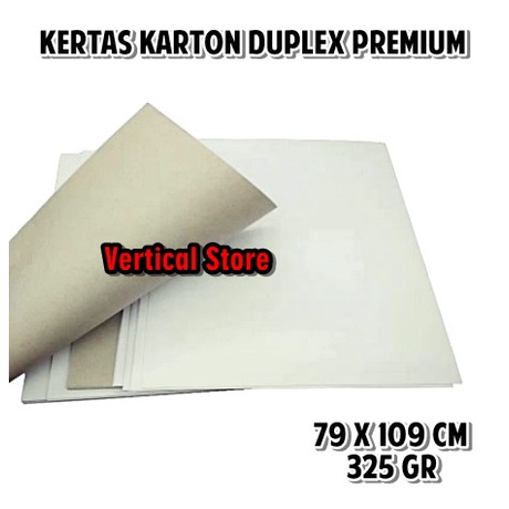 Jual Kertas Karton Duplex / Kertas Bahan Kotak Box Ukuran Plano 325 gr ...