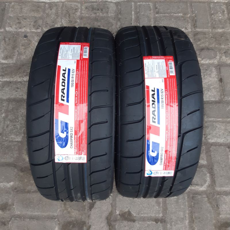Jual Ban GT Radial SX2 195/50 R15 Semislick (NEW) | Shopee Indonesia