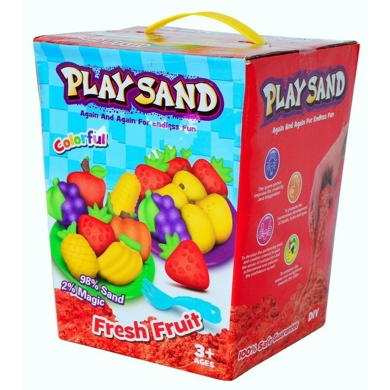 Jual Mainan Anak - Mainan Pasir Kinetik Ajaib - Play Sand Fresh Fruit ...