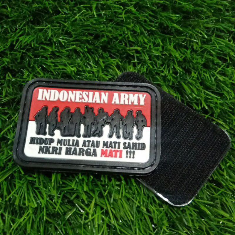 Jual patchrubber logo RAIDER/TNI/SILIWANGI/INDONESIA ARMY tempelan ...