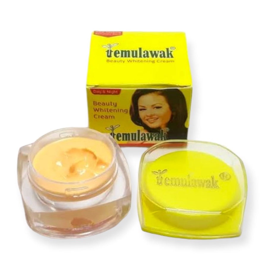 Jual TEMULAWAK BEAUTY WHITENING CREAM PERAWATAN WAJAH ORI POT KACA ...