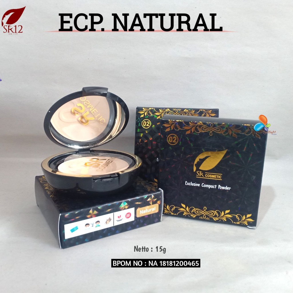 Jual Exclusive Compact Powder 02 Natural SR12 | Shopee Indonesia
