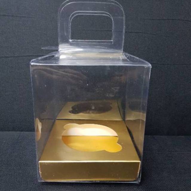 Jual Box Mika Cupcake Gold with Handle - 10pcs | Shopee Indonesia