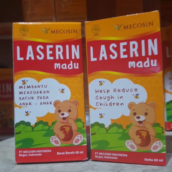 Jual Laserin Madu Sirup Anak -anak Untuk Batuk 60 ml | Shopee Indonesia