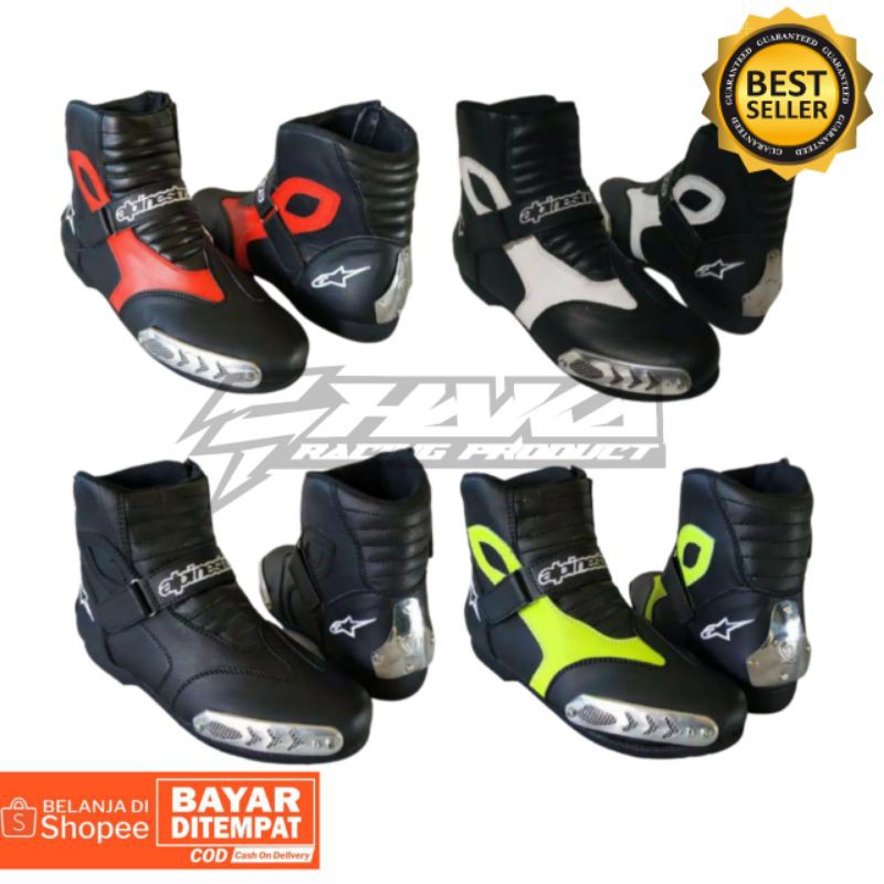 Jual Sepatu touring pria sepatu cowboy biker boots sepatu pria sepatu ...
