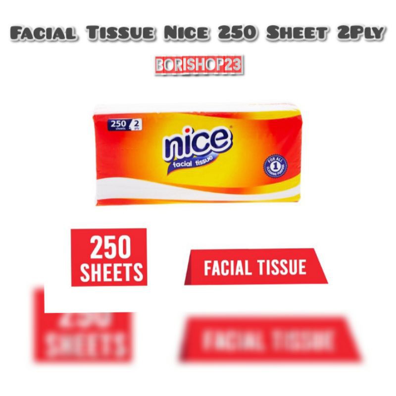 Jual Nice Facial Tissue 250 Sheet 2 Ply. | Shopee Indonesia
