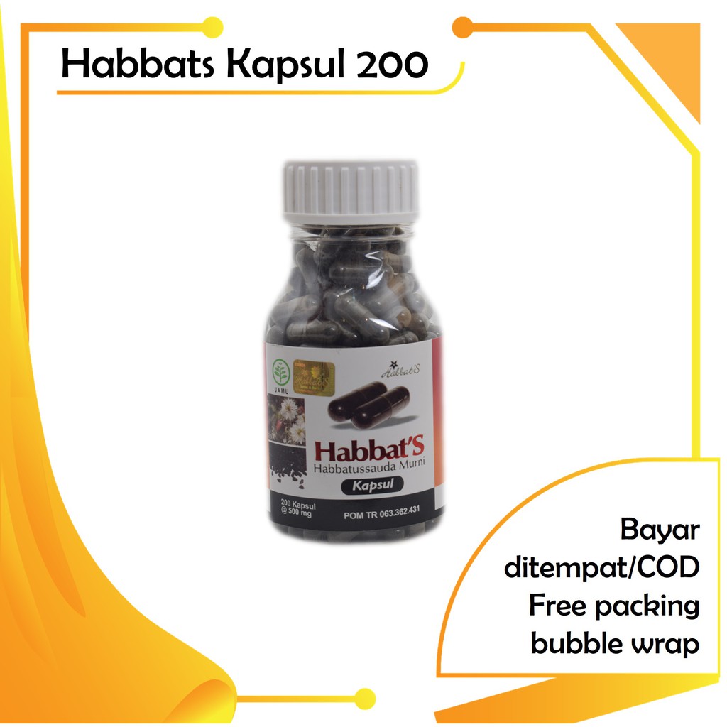Jual Habbats Kapsul Serbuk Habbatussauda Suplemen Herbal Promil ...