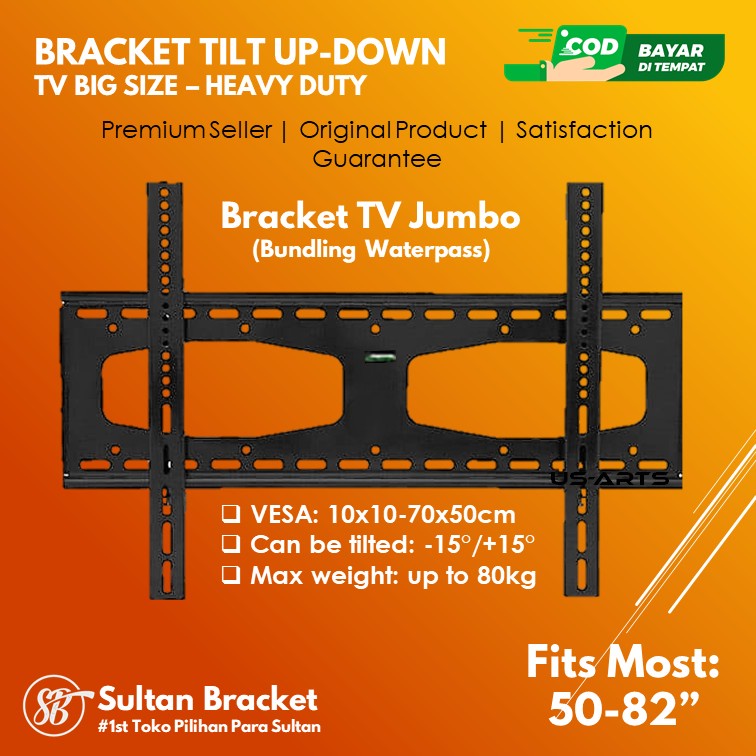 Jual Bracket TV LED LCD Plasma 55 60 65 70 75 80 inch Tebal dan Kokoh ...