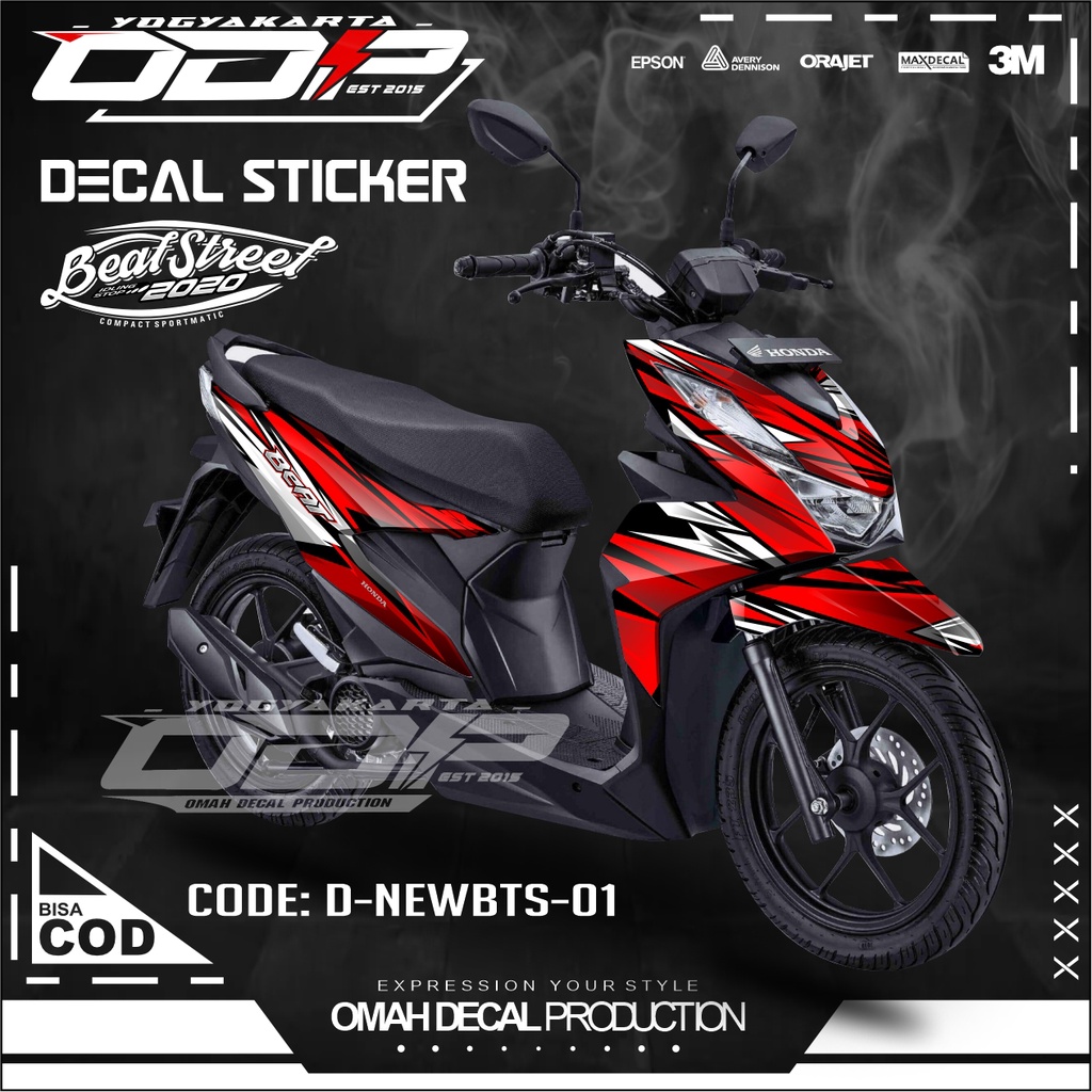 Jual DECAL BEAT FULL BODY DEKAL HONDA BEAT STREET FULLBODY MOTIF SIMPEL ...