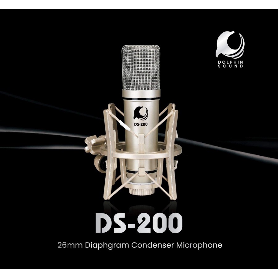 Jual Dolphin Sound DS200 DS-200 MK2 Mic Condenser | Shopee Indonesia