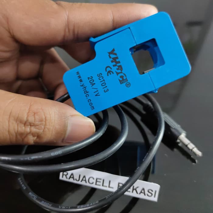 Jual 20A SCT-013-020 Non invasive AC Current Sensor Arus Clamp ...