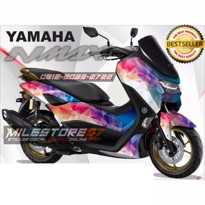 Jual Decal Sticker Stiker New Nmax 155 2020 Variasi kombinasi warna ...