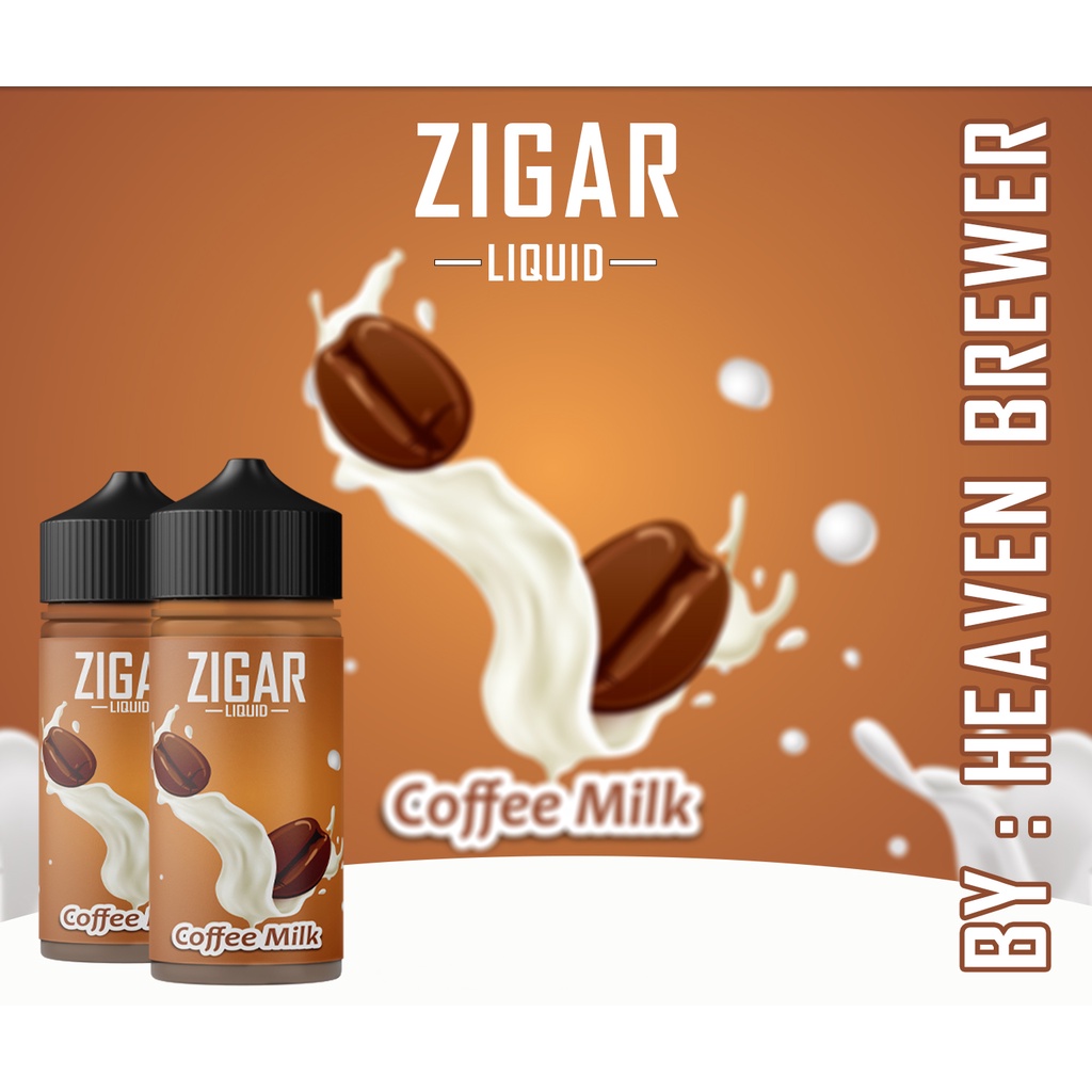 Jual Baru Zigar Liquid By Heaven Brewer Rasa Kopi Susu 60ml Liquids ...