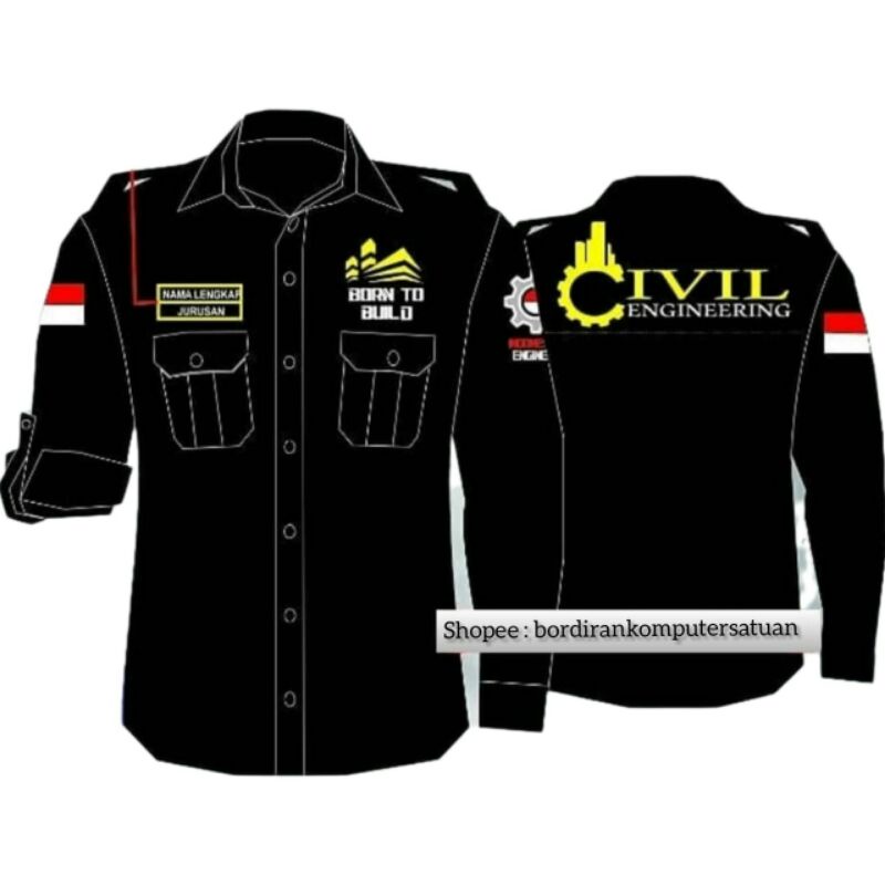 Jual KEMEJA CIVIL ENGINEERING / KEMEJA PDH PDL CIVIL ENGINEERING CUSTOM ...
