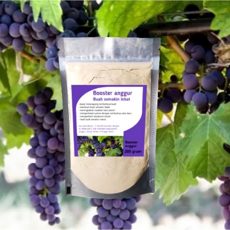 Jual booster anggur, pupuk perangsang buah anggur, pelebat buah | Shopee Indonesia