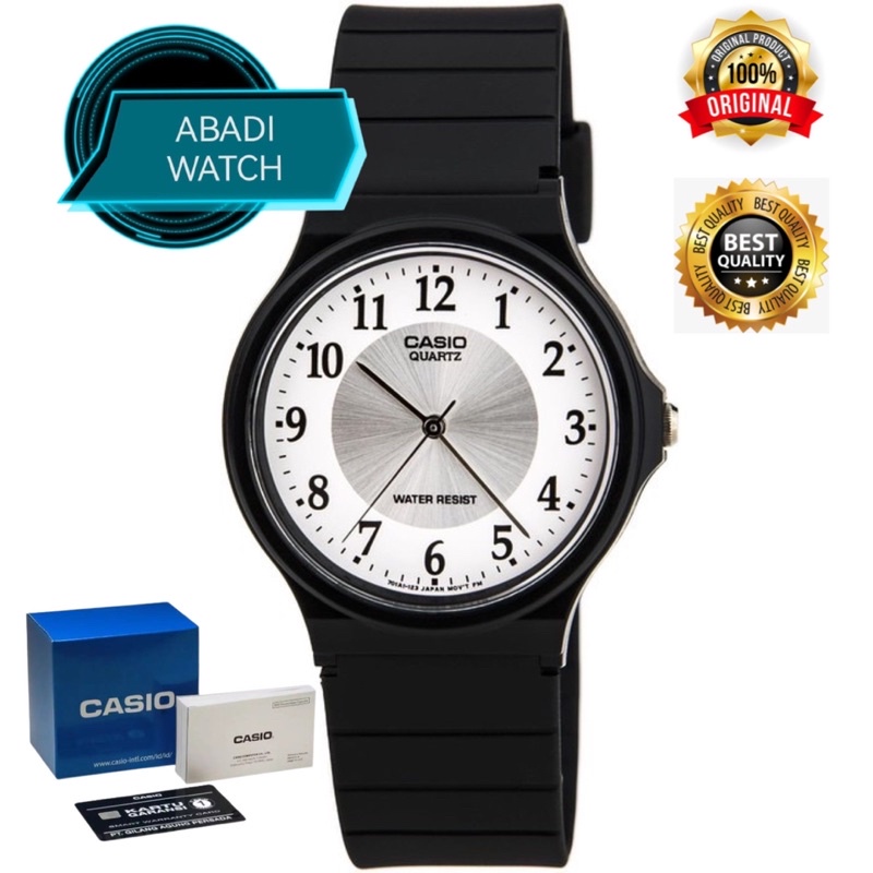 Jual Jam Tangan Casio MQ24-7B3LDF/ MQ-24-7B3 Jam Analog Karet Original | Shopee Indonesia