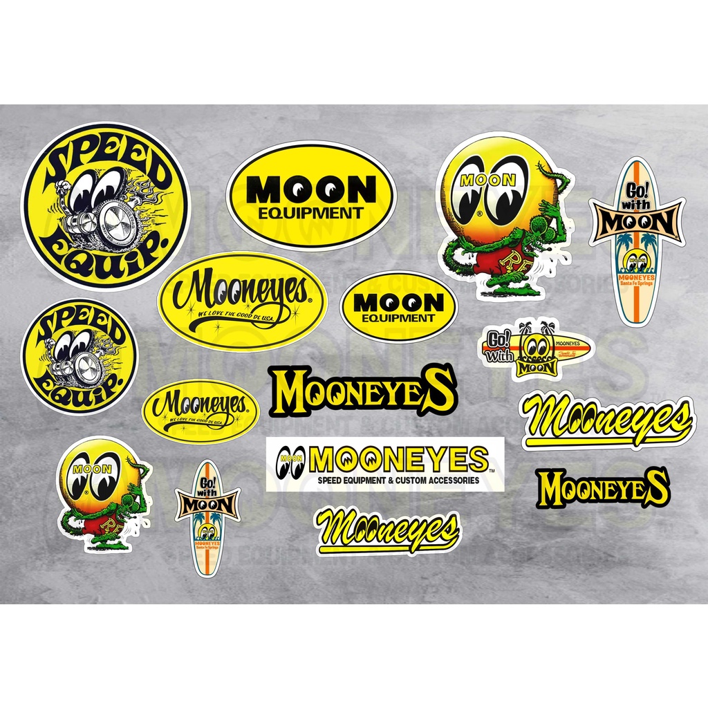 Jual STIKER MOONEYES-STICKER-STIKER MOTOR-STIKER HELM-PACKAGE-MOONEYES ...
