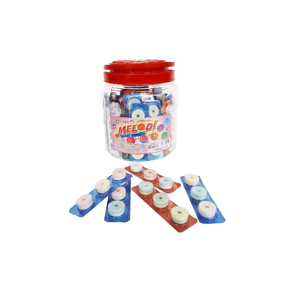 Jual Permen melodi / permen bunyi / permen siul isi 45 strip | Shopee ...