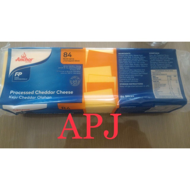 Jual Anchor Red Cheddar Slices Halal certified | Shopee Indonesia