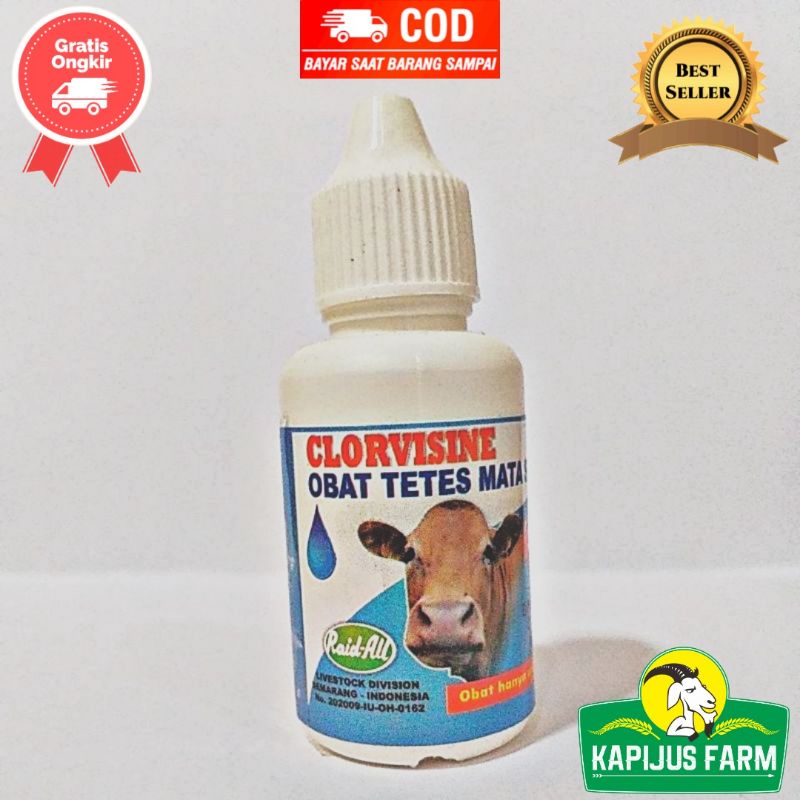 Jual Clorvisine Obat Tetes Mata Sapi Kambing Domba | Shopee Indonesia