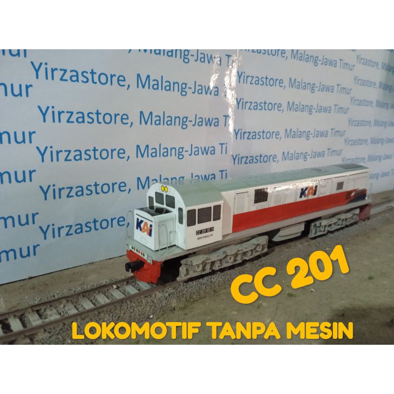 Jual Kereta Api Indonesia - Miniatur Lokomotif Kereta Api seri CC 201 ( handmade ) | Shopee ...
