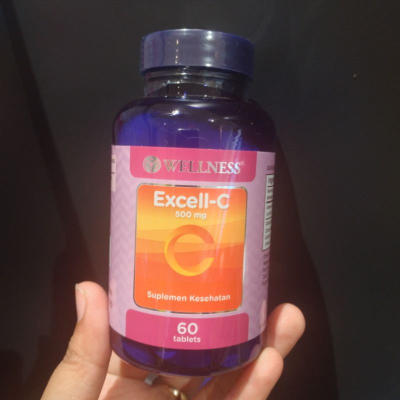 Jual Wellness excel c 500mg plus calsium isi 60tablet vitamin c ...