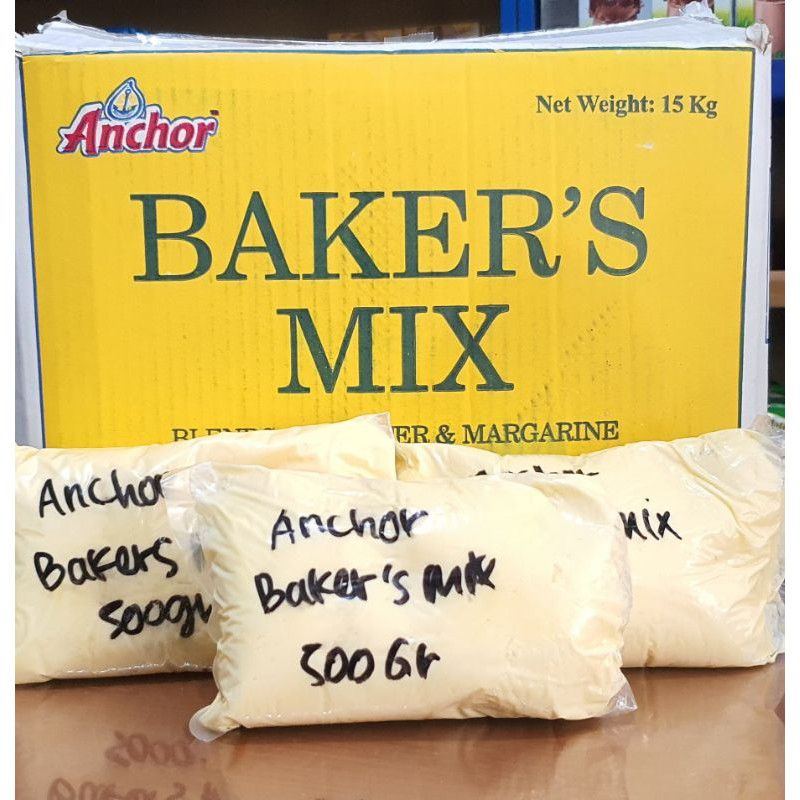 Jual 500g Anchor Baker's Mix/Margarin Butter/Baker Mix Mentega Butter ...