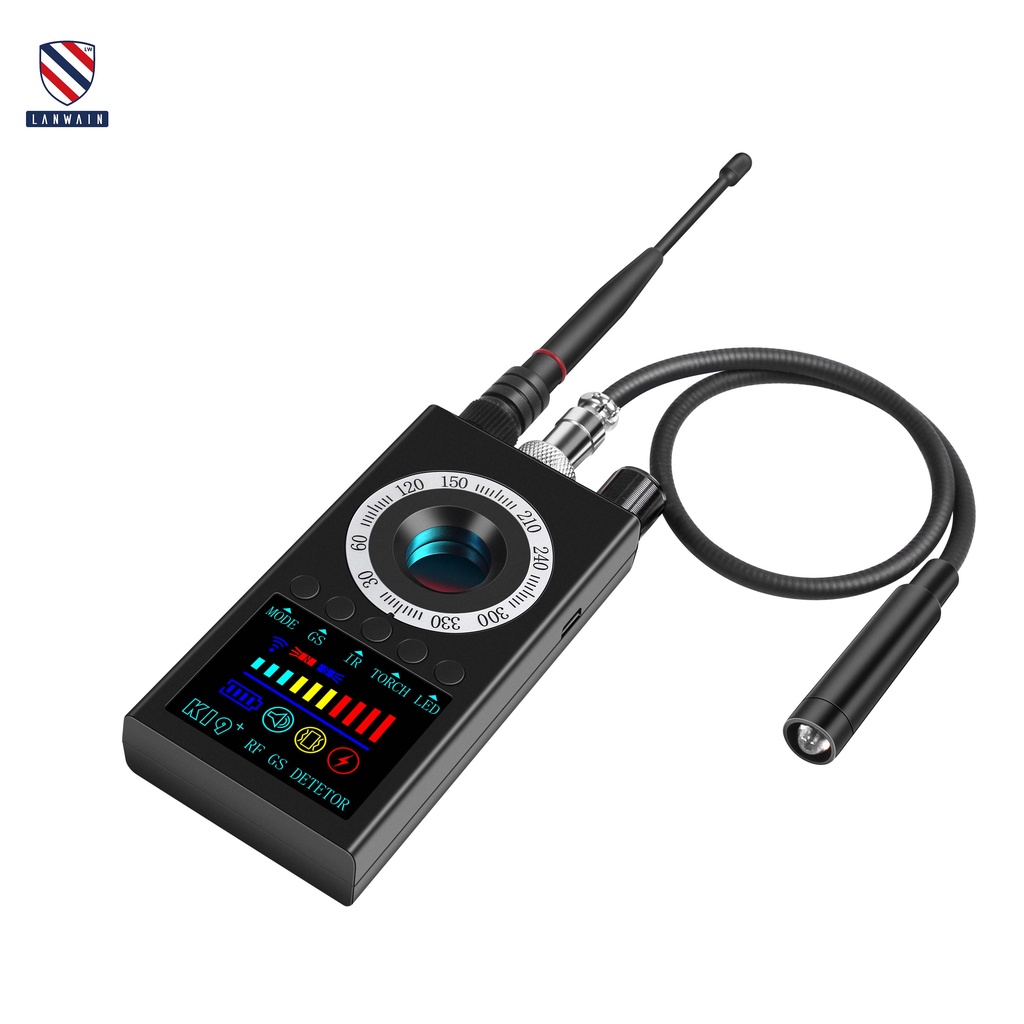 Jual Lanwain K19 Rf Detector Camera Finder Anti Spy Hidden Camera Bug Sweeper Gps Audio Spy