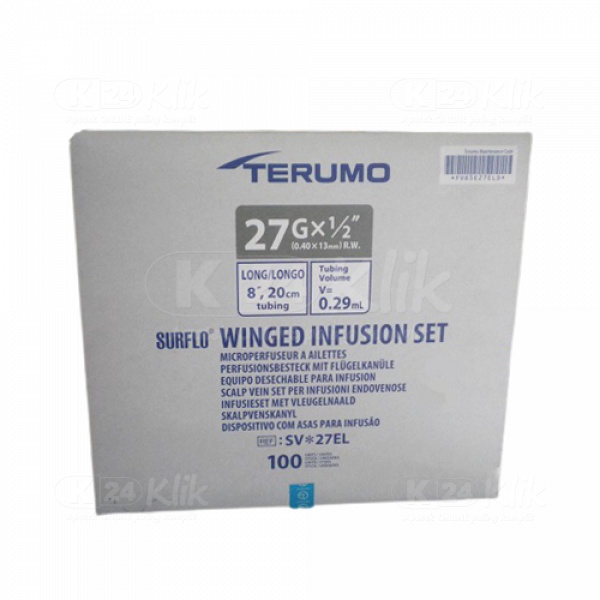 Jual Winged Needle 27g Terumo Infusion Iet/ Wing Infus 27 Terumo | Shopee Indonesia